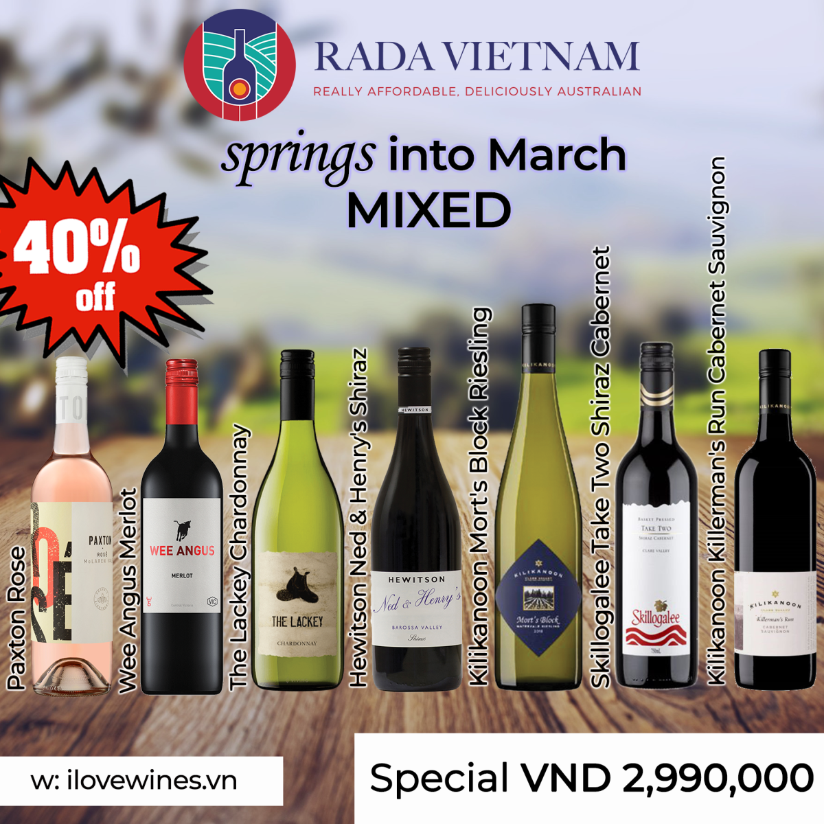 Wine Packs - Rada Wines